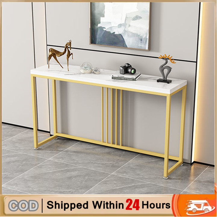 100cm Nordic Modern Slim Narrow Hallway Console Table Hall Entryway ...
