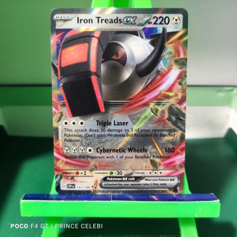 Pokemon TCG - Iron Treads ex | Shopee Philippines