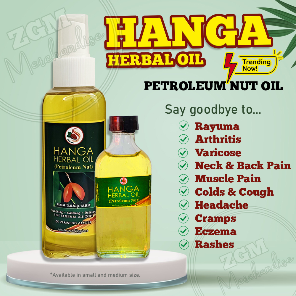 [ZGM] Hanga Petroleum Nut Herbal Oil Rayuma Arthritis Headache Herbal ...