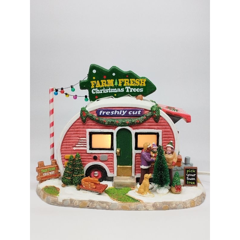 LEMAX Christmas Village Collection"Farm Fresh Christmas Trees" | Shopee ...