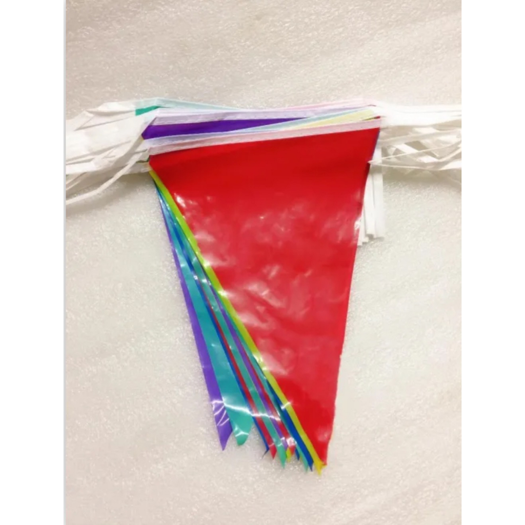 Agar.Shop 10Meters Plastic Party Flag Banderitas Fiesta Deco Colorful ...