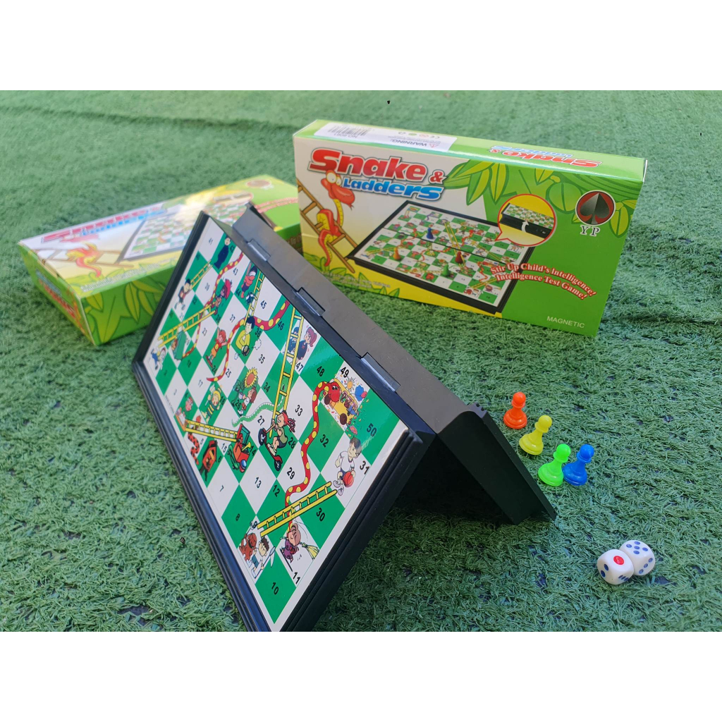 Snakes and Ladder Magnetic Board Game for Kids | Shopee Philippines