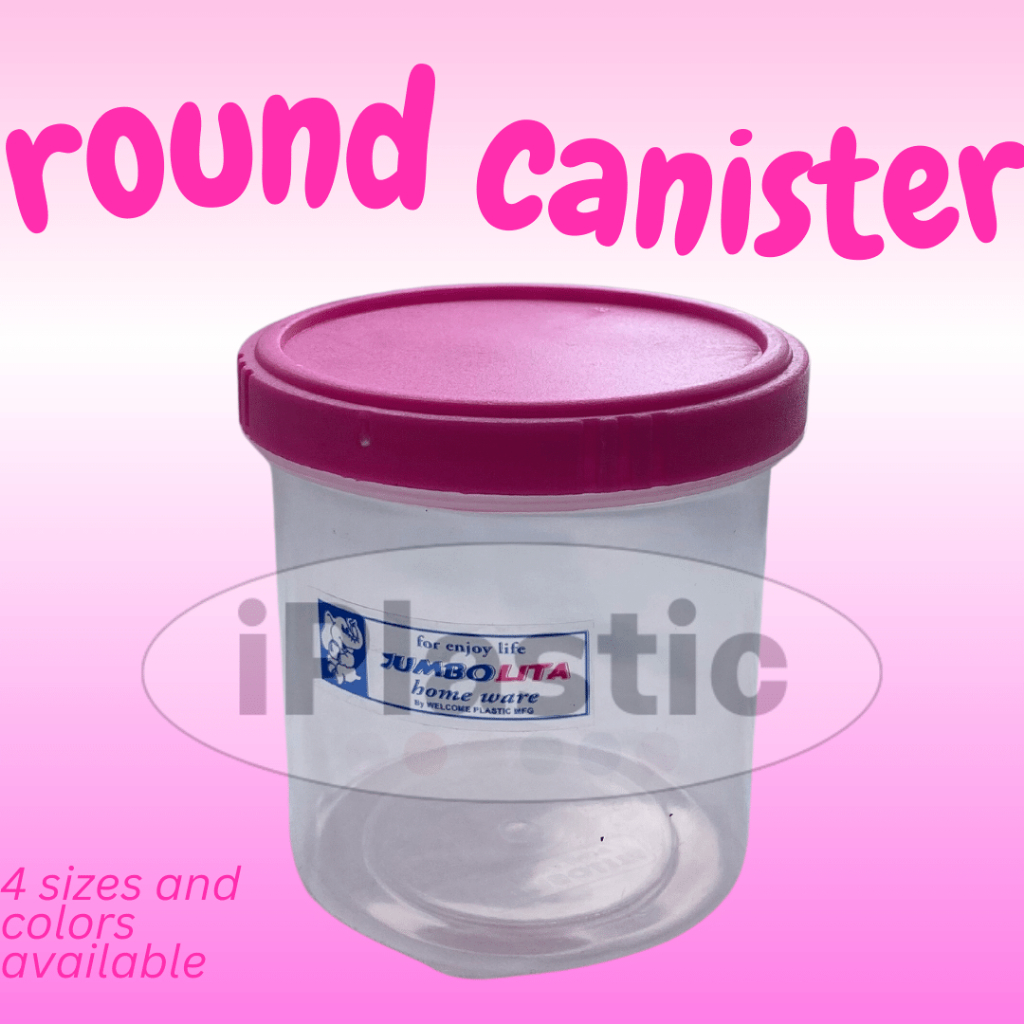 iPlastic. Round Plastic Storage Container with Lid High Quality Cotton ...