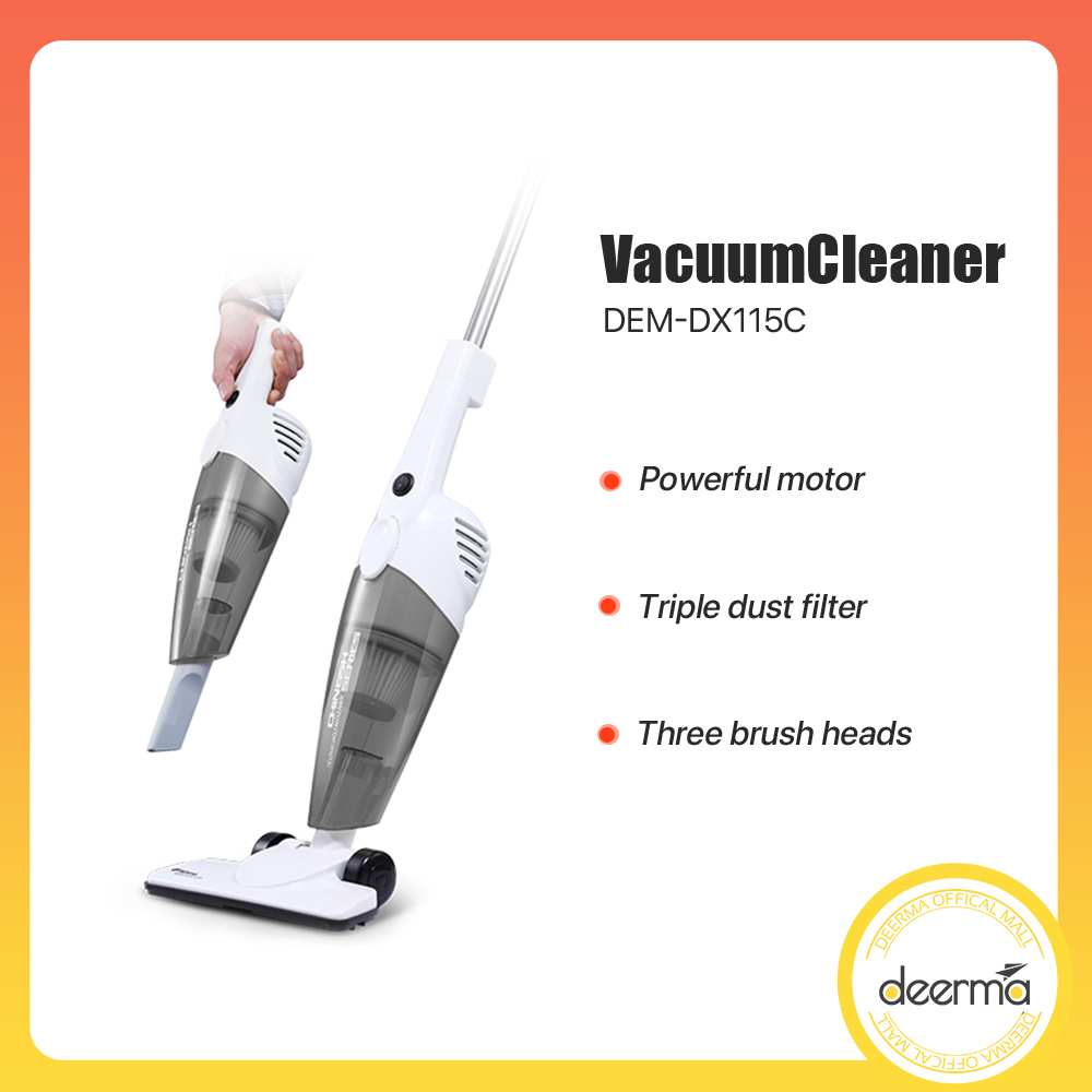Deerma Vacuum DX115c/DX118c Handheld Vacuum Cleaner Mini Handheld ...