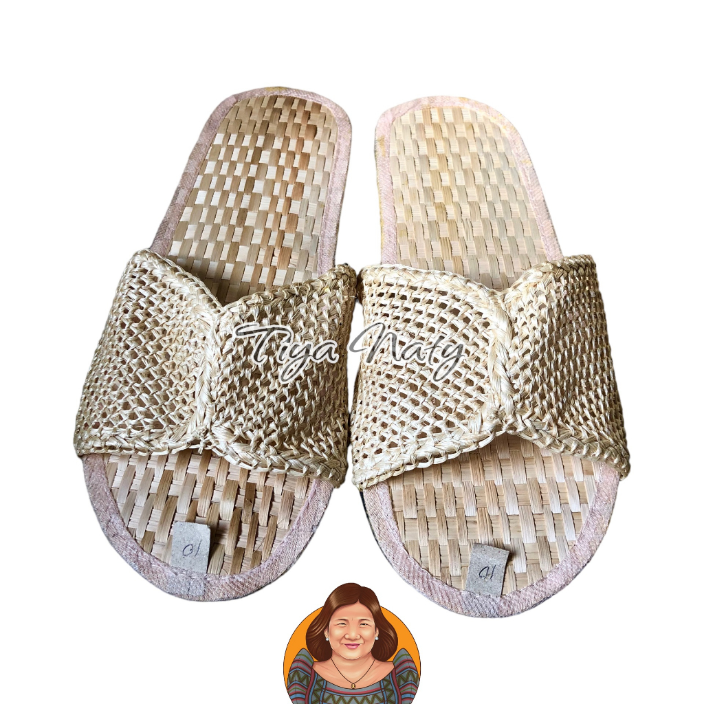 ABACA INDOOR SLIPPERS Tsinelas Pambahay Native Macrame Bicol | Shopee ...