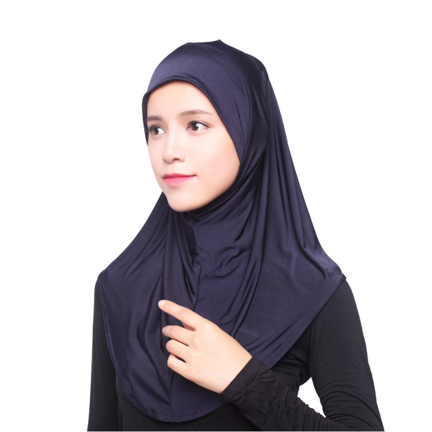 Women Muslim Hijab Islamic Jersey Turban Islamic Head Wear Hat ...