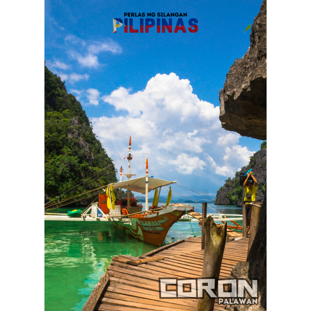 Philippines Tourist Spot Design Rubber Ref Magnet Souvenir (Coron ...
