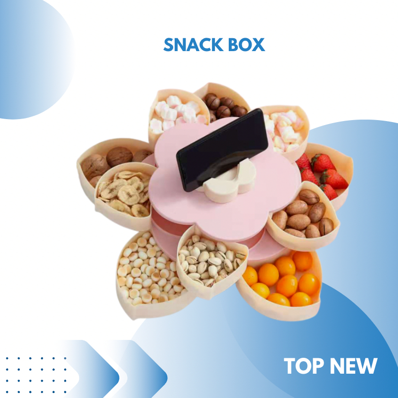 Twist and Bloom Snack Box Food Storage for Candy Snacks Organizer ...