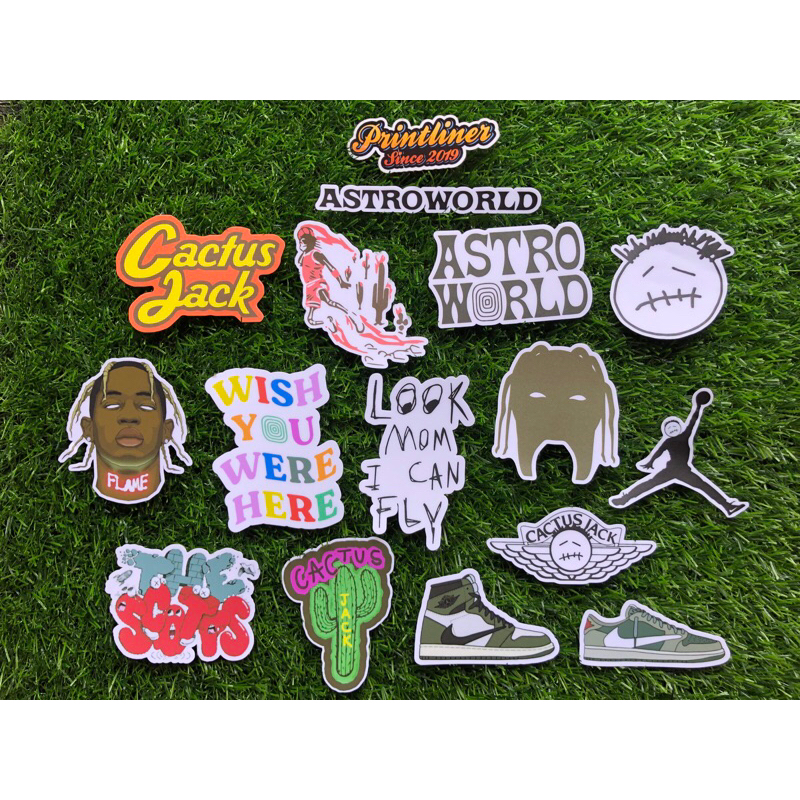 TRAVIS SCOTT STICKER PACK (LAMINATED AND WATERPROOF) | Shopee Philippines