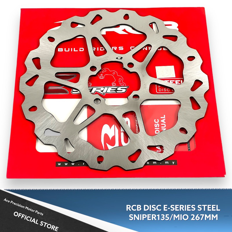 RCB DISC BRAKE ROTOR MIO | SNIPER135 E-SERIES 267MM STEEL w/o BRACKET ...
