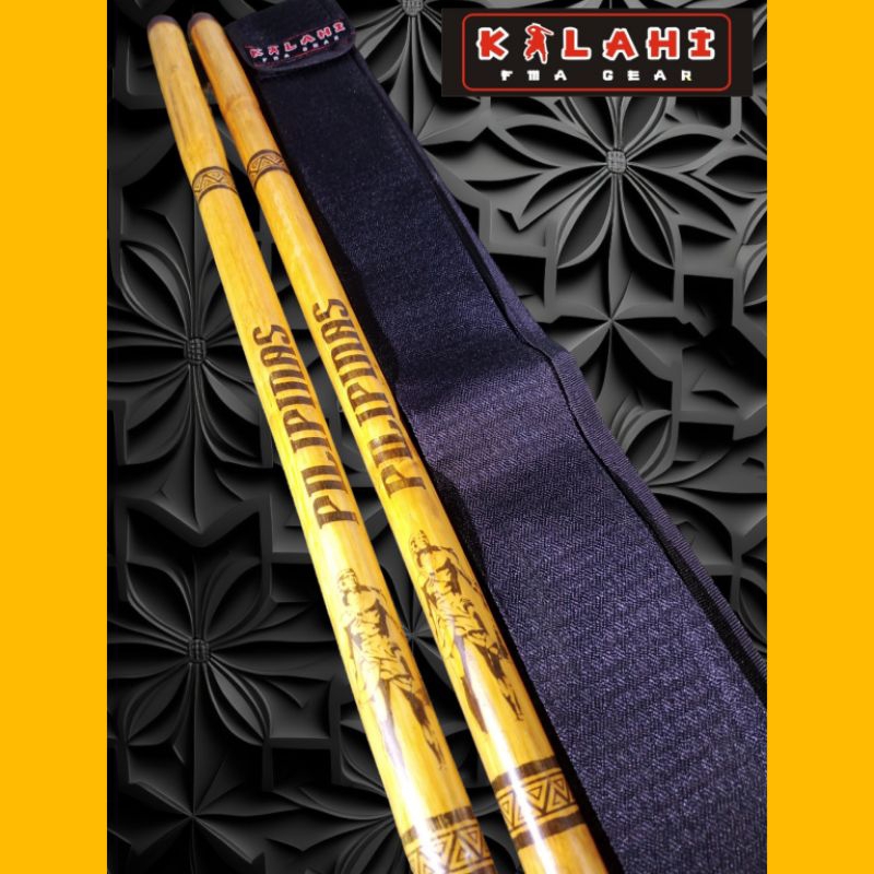 1 pair Kalahi Arnis Sticks - Lapu Lapu Design | Shopee Philippines