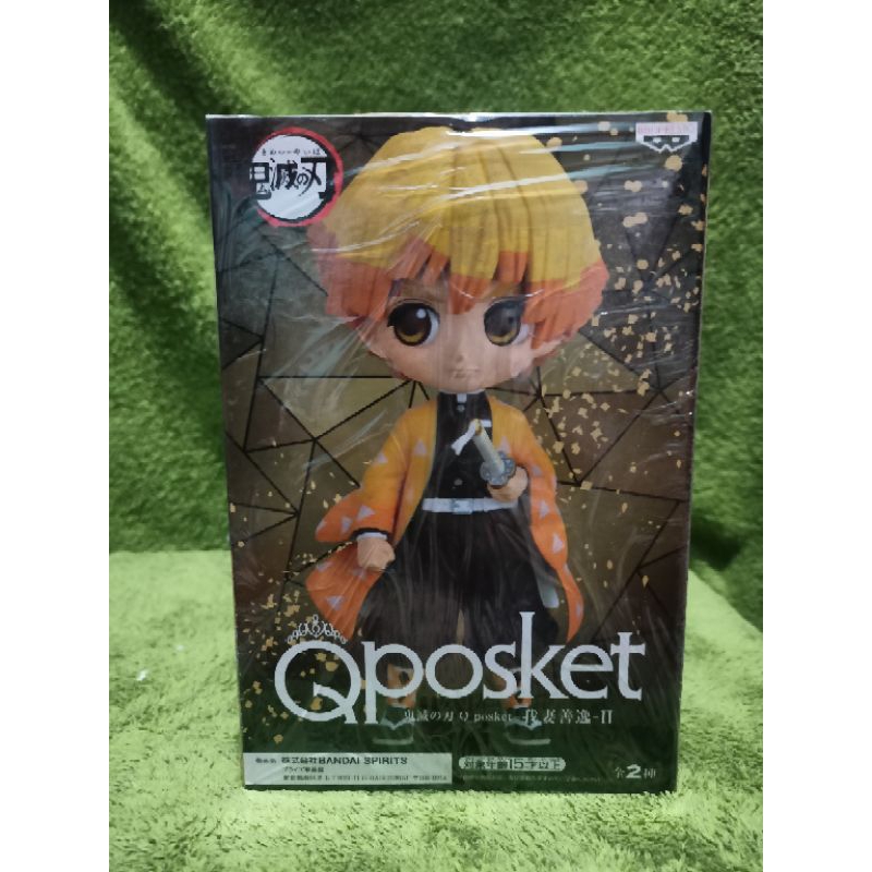 Authentic Banpresto Demon Slayer Qposket Zenitsu Agatsuma II ver A (mib ...