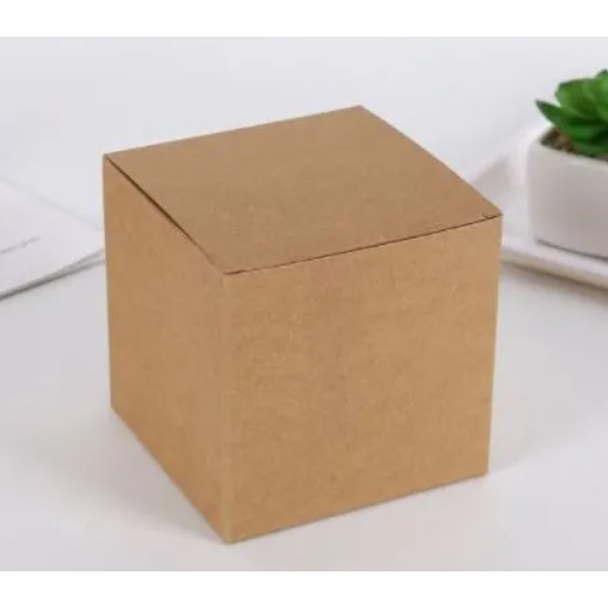 [10pcs] Square Box Kraft Paper White & Brown box for Electronics ...