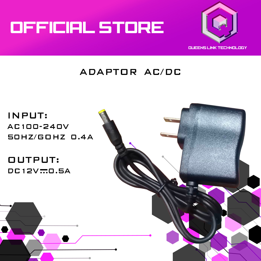 ADAPTOR AC/DC AC100-240V INPUT: AC100-240V 50GH/C0GH 0.4A OUTPIT: DC ...