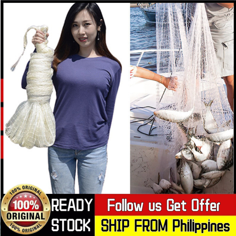 Yoqu Fishing Net 8M Super Fishing Net Durable Hand Thrown Exquisite ...