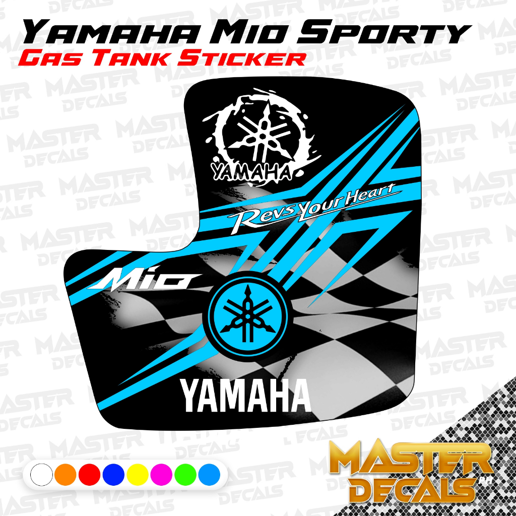 Mio Sporty Gas Tank Sticker QUALITY | Shopee Philippines