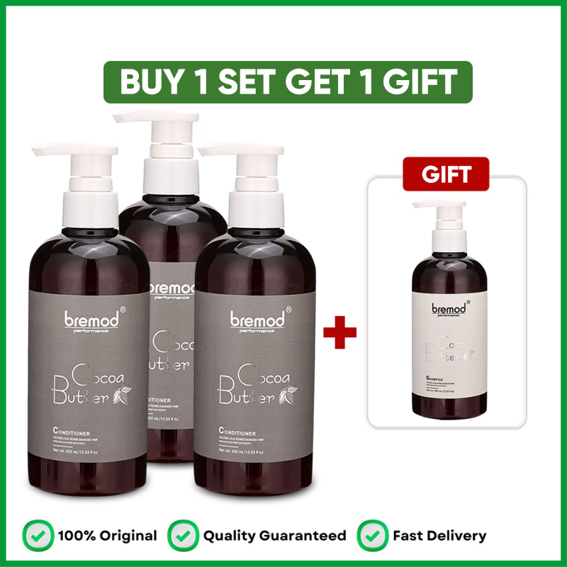 Bremod Premium Cocoa Butter Hair Shampoo Conditioner Hair Care ...