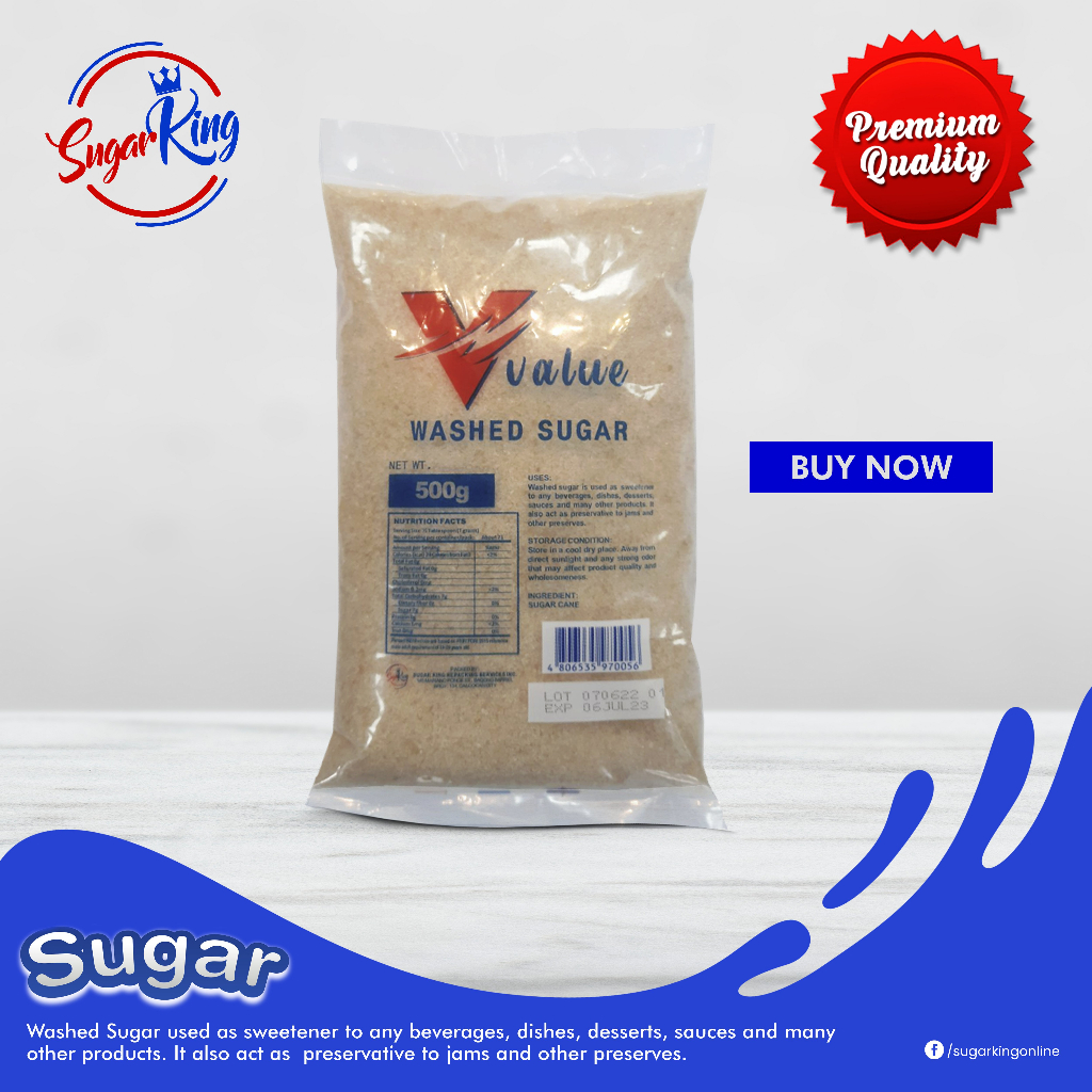 Sugar King Value WASHED Sugar 1kg | Shopee Philippines