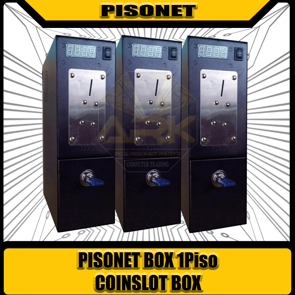 Pisonet Box 1Piso Coinslot box | Shopee Philippines