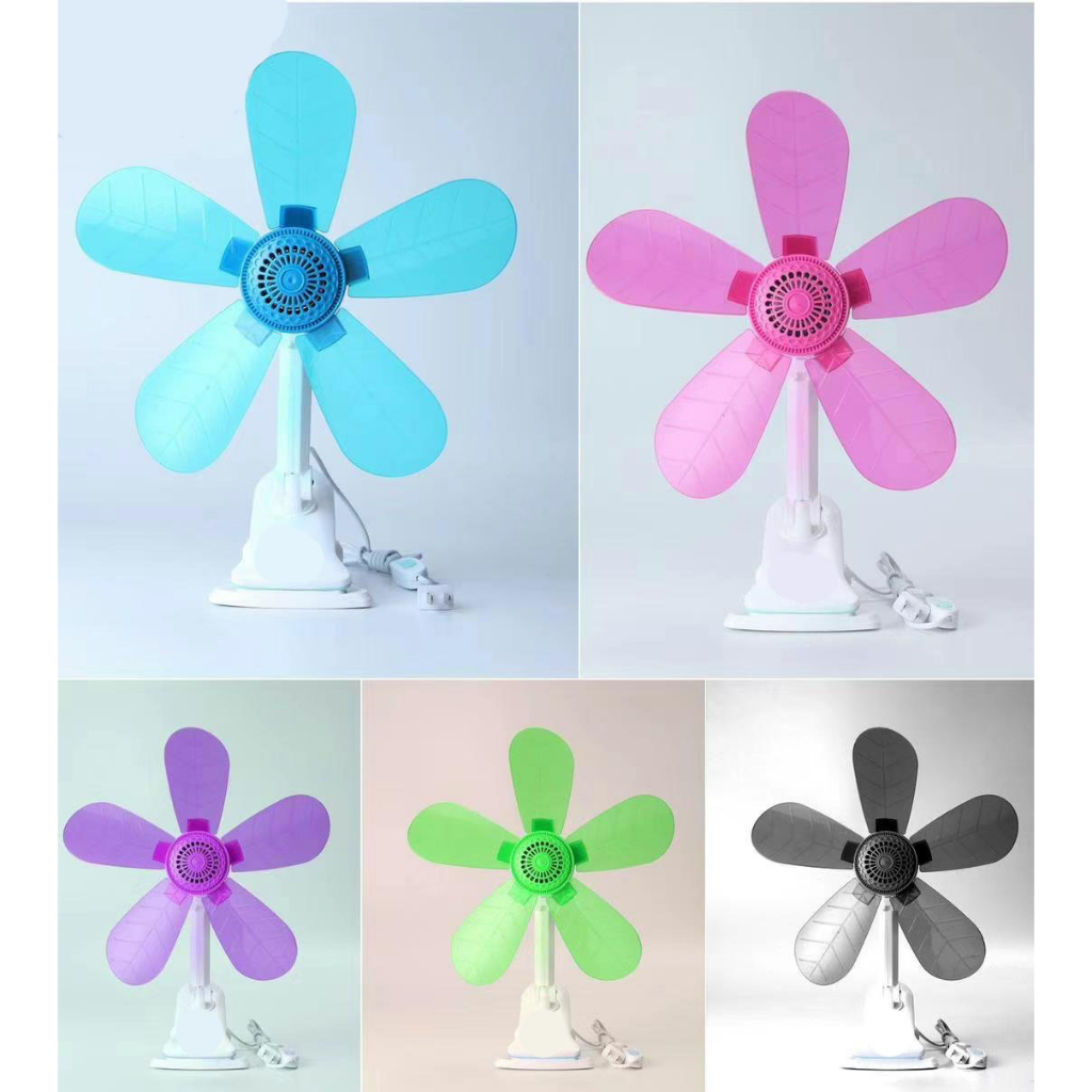 Quality Portable 5 Blades Clip Electric Mini Fans CLIP WALL STAND Fan ...
