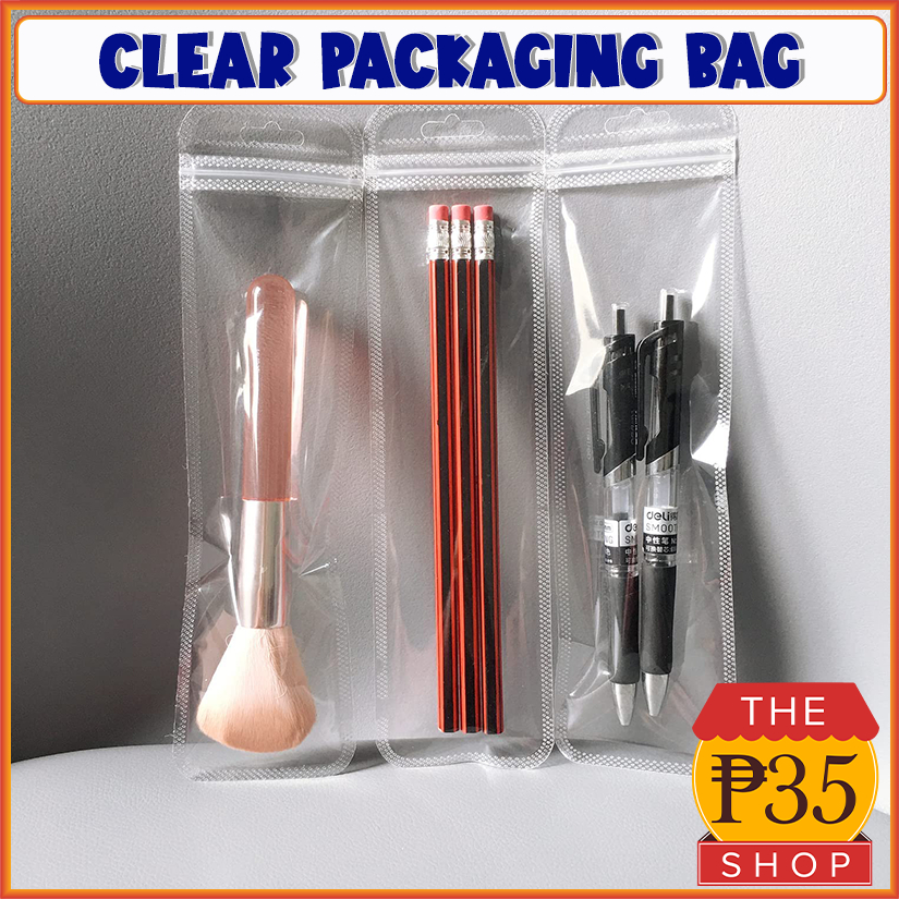 6pcs School supply Clear pouch Pen Bags Packaging transparent Bags ...