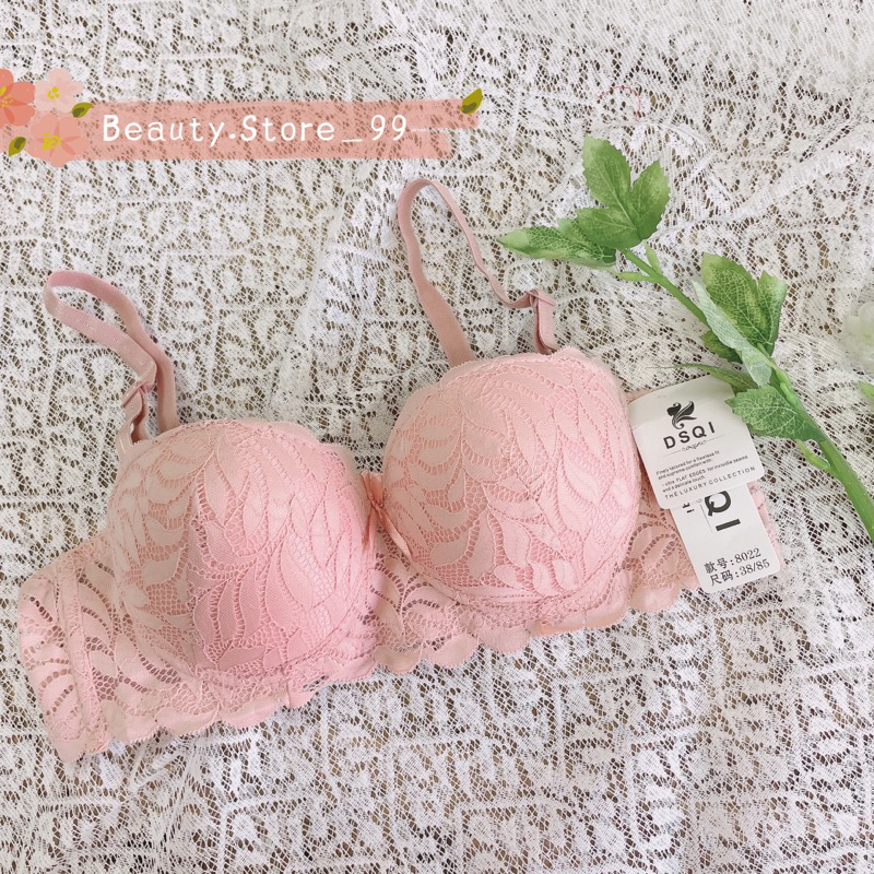 #8022 new strapless bra w/ lace design & 2 hooks,w/ maximicer pads good ...