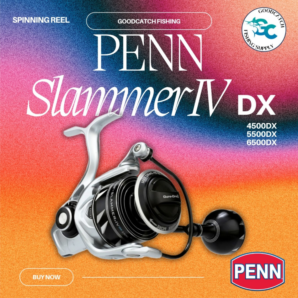 PENN Slammer 4 DX Slammer® IV DX Spinning Saltwater Fishing Reel ...