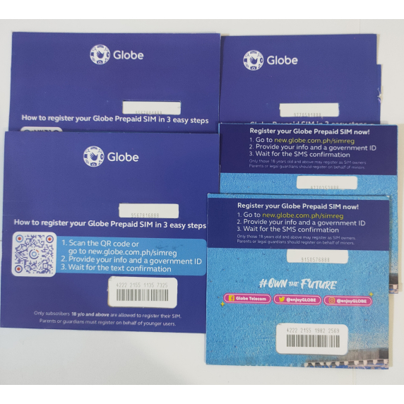 Globe 5G Special Number Tricut SIM Card Unique Eternity Luck Fortune ...