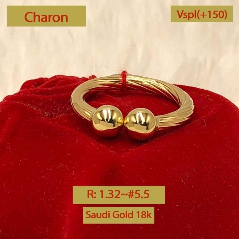 Ring 18k saudi gold pawnable | Shopee Philippines