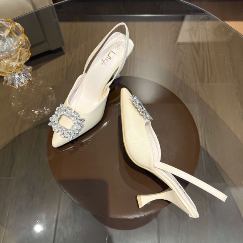 Mkc Classy Pointed Heels Sandals 2.8inches heels(7932-2) | Shopee ...