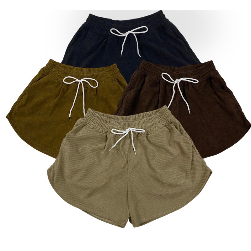 DRAWSTRING DOLPHIN SEXY CORDUROY SHORTS with 2 POCKET | Shopee Philippines