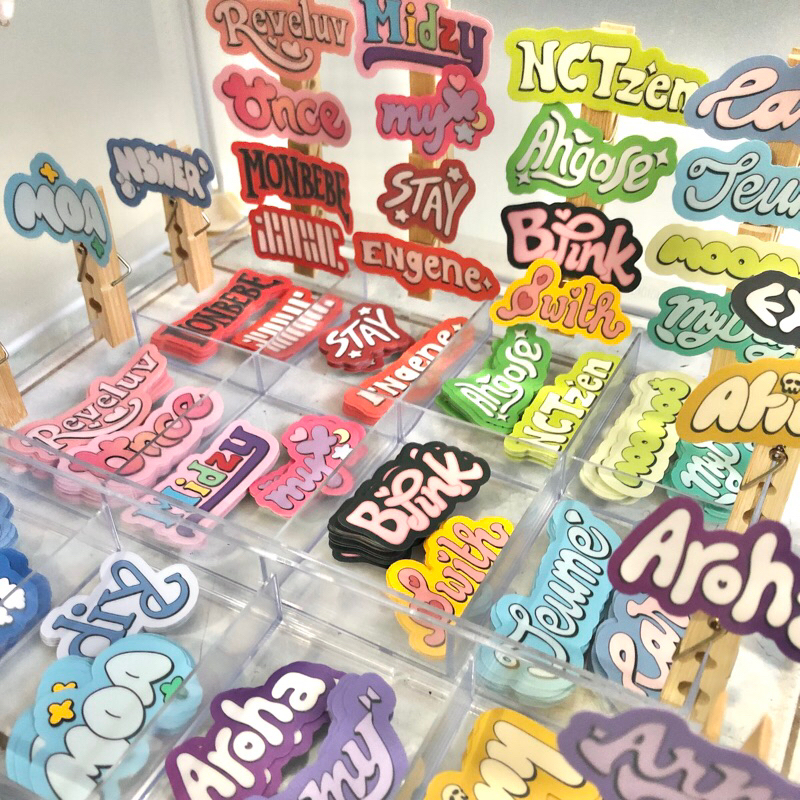 KPOP Fandom Names Premium Vinyl Sticker Pt 1/3 (Reveluv, Once, Blink ...