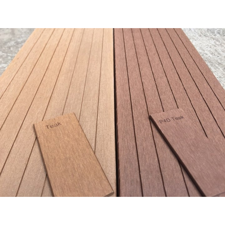 WOOD PLASTIC COMPOSITE DARK TEAK COLOR | Shopee Philippines