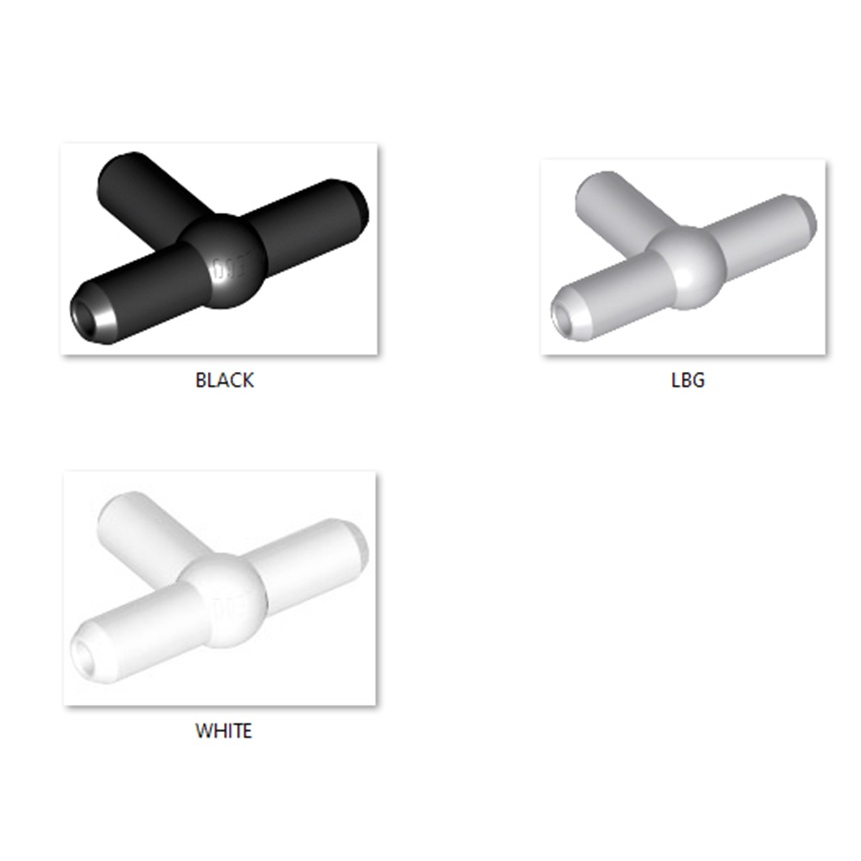 LEGO Part: Pneumatic (T Bar with Ball in Center) (2 pieces per pack ...