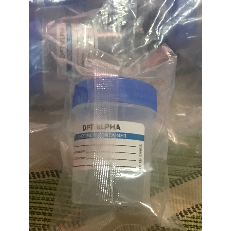50ml blue specimen container sterile | Shopee Philippines