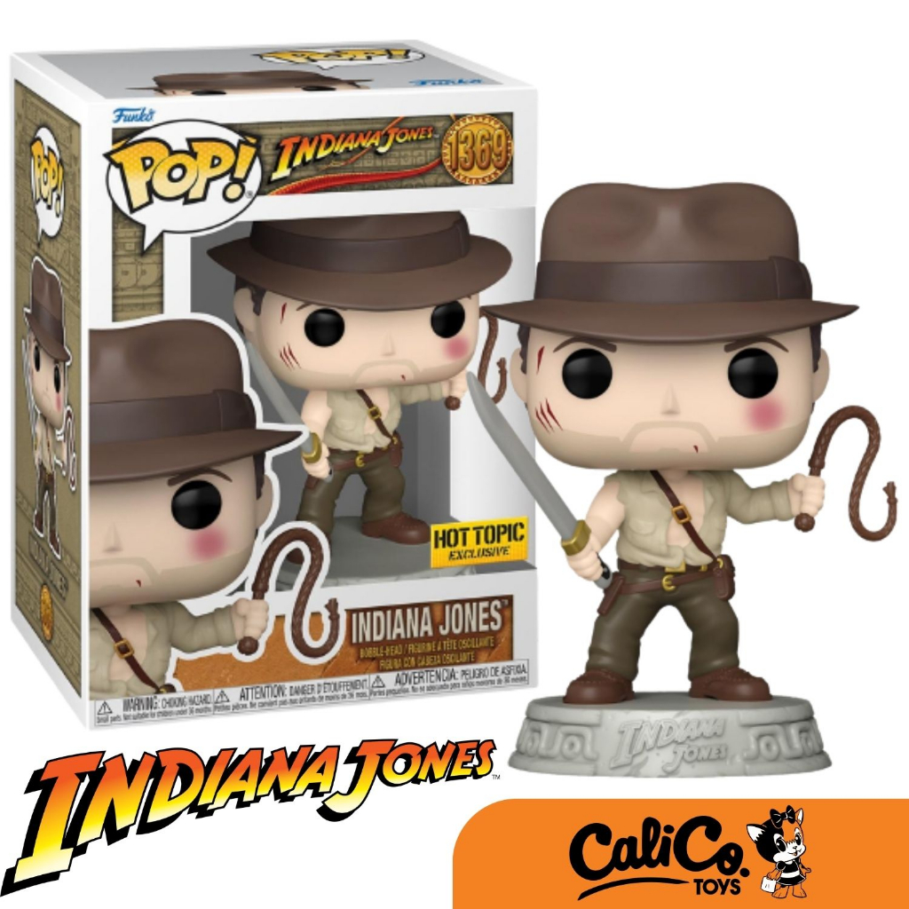 POP! Movies: Indiana Jones - Indiana Jones with Whip & Sword (Hot Topic ...