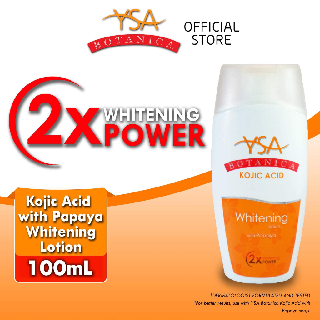 YSA Botanica Kojic Acid Lotion 100mL | Shopee Philippines