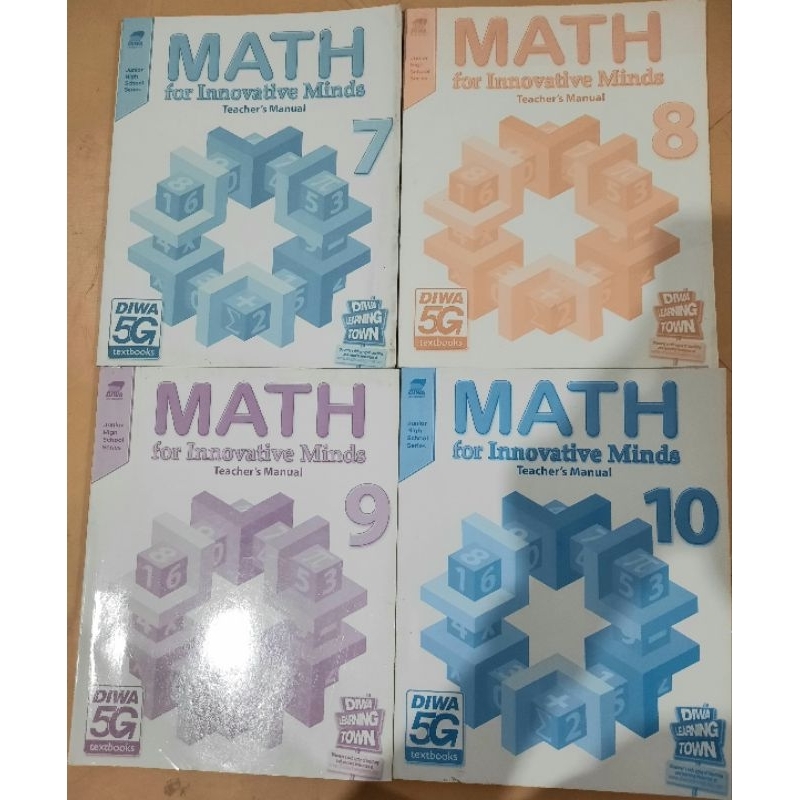 Math for Innovative Minds grade 7 to 10 Teachers Manual Answer key ...