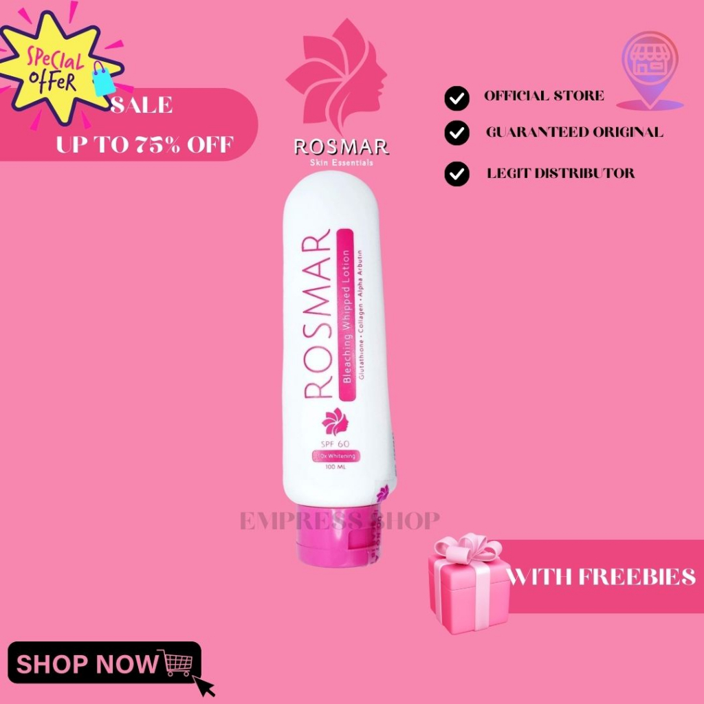 Rosmar Bleaching Lotion 100g | Shopee Philippines