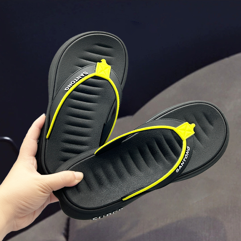 Slippers for mens fashion soft couple slipper beach trend men flipflop ...