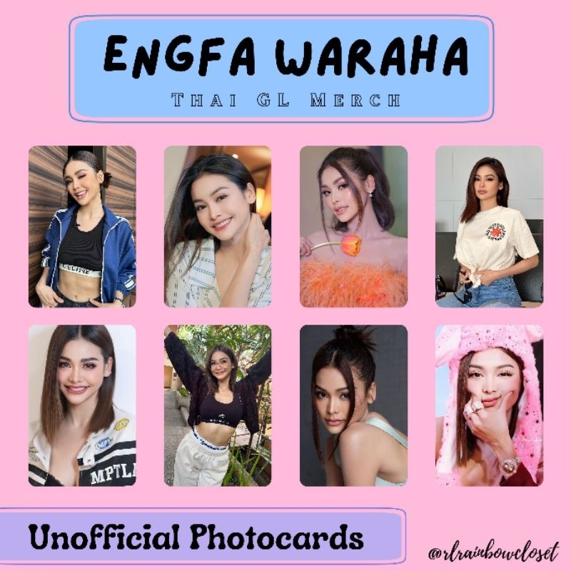 Thai GL Engfa Waraha Photocards EngLot Show Me Love Series | Shopee ...