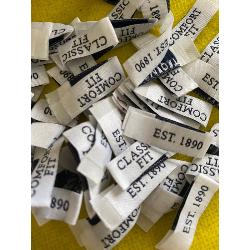 ETIKETA, CLOTH LABEL, SHIRT TAG (pre made) | Shopee Philippines