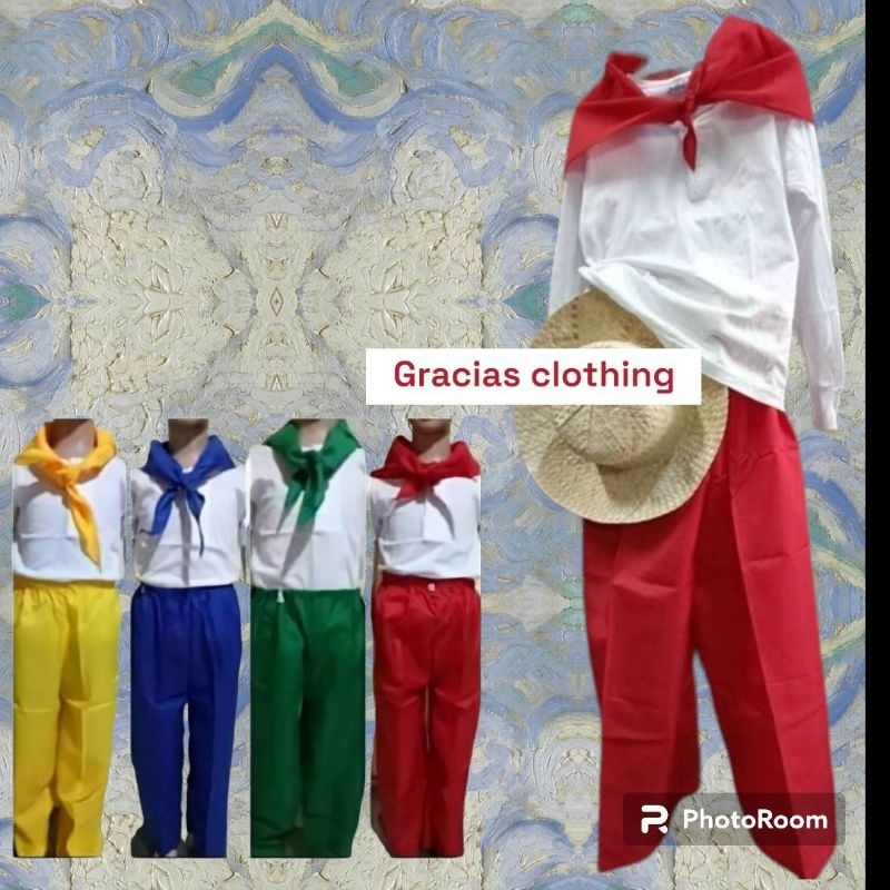 KATIPUNERO , COSTUME FOR KIDS TO TEENAGE AVAILABLE IN PANTS AND SHIRT ...