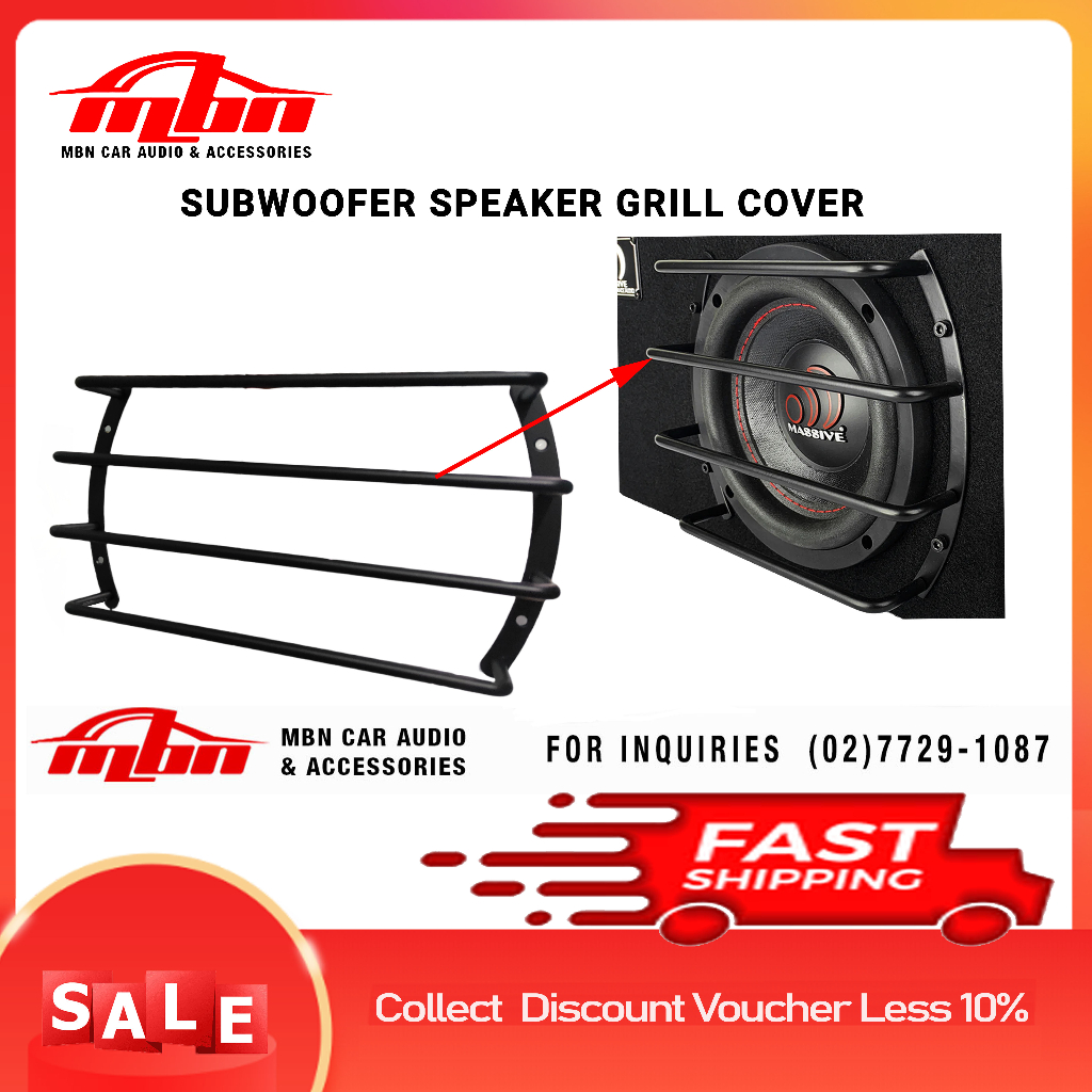 15/12/10/8 inches Subwoofer Speaker Grill Cover 1Pc, Subwoofer ...