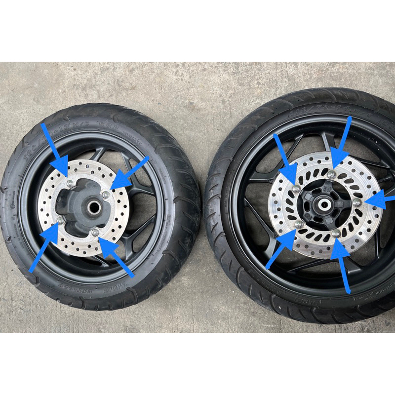 HENG Disc Plate Bolts / Disc Bolts for PCX 150 & 160 / ADV 150 & 160 ...