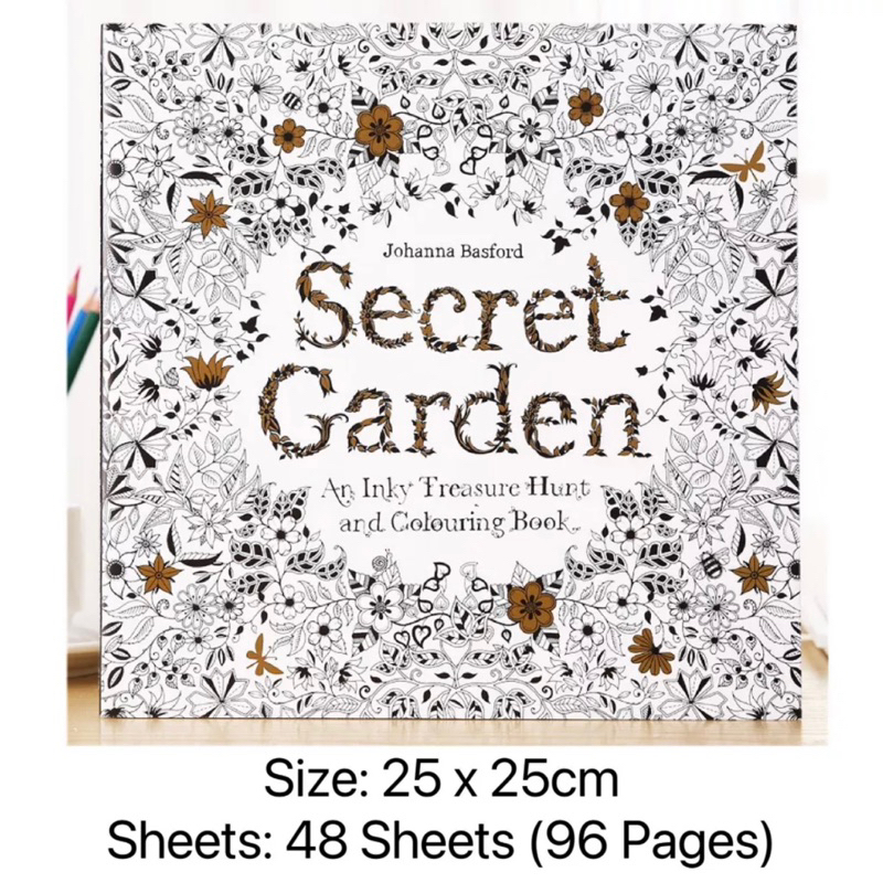 Secret Garden Colouring Book / Coloring Book | Shopee Philippines