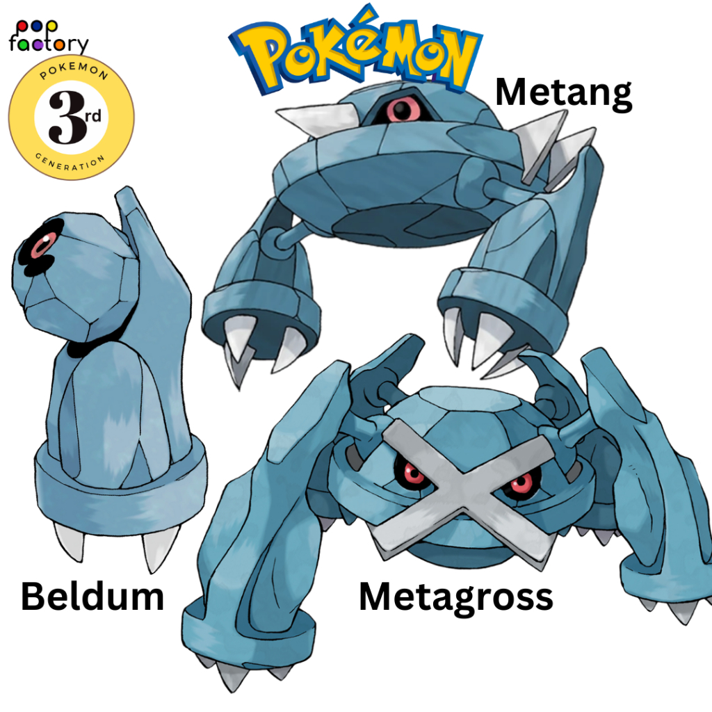 Beldum , Metang & Metagross Pokemon Cards TCG (3rd Gen Pokemon) | Shopee Philippines