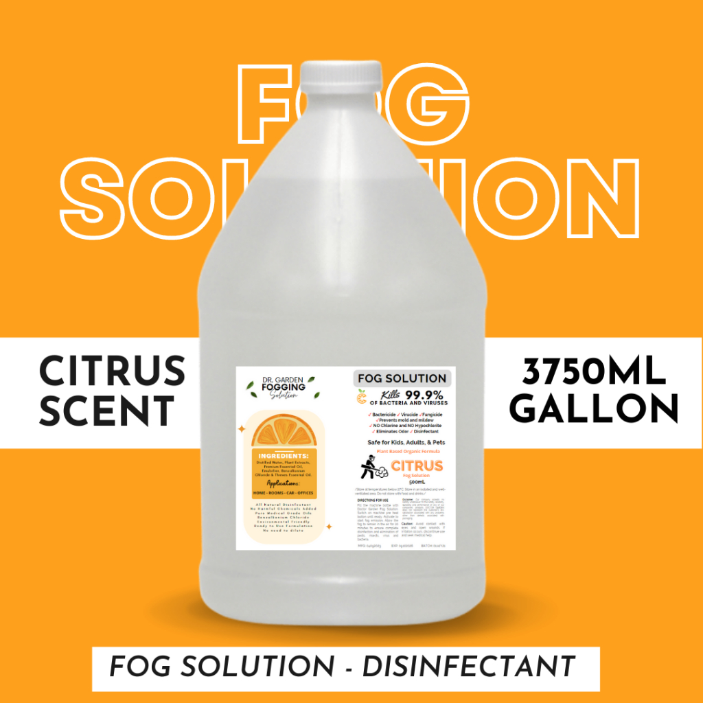 Citrus DR GARDEN Disinfectant Sanitize Antibac Fogging Bac to Zero ...