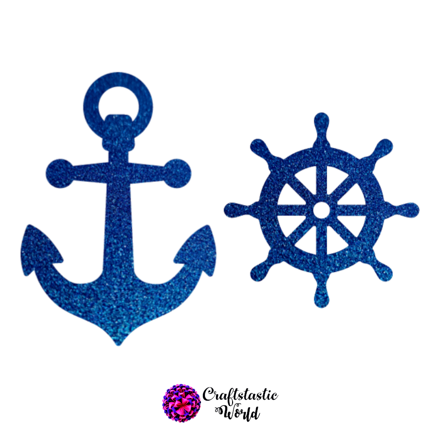 Shimmery Anchor and Wheel Cutout | Shopee Philippines