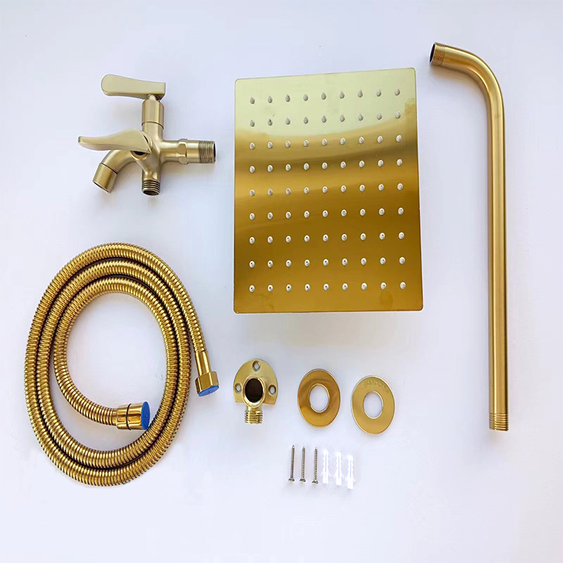 Gold Shower set Stainless / Shower Head / Rian Shower Head | Shopee ...